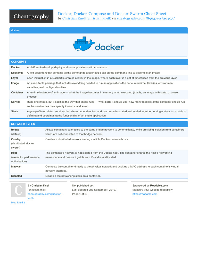 Docker Dockercompose Dockerswarm Pdf