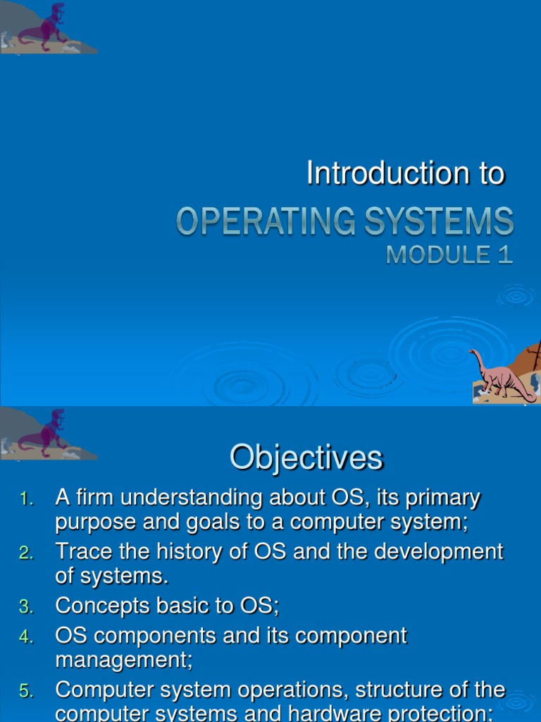 OS Module 1-A | PDF | Operating System | Microsoft Windows