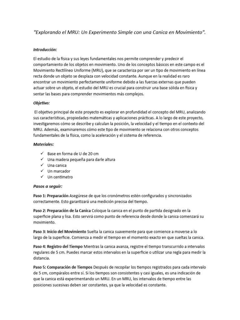 Explorando El MRU | PDF