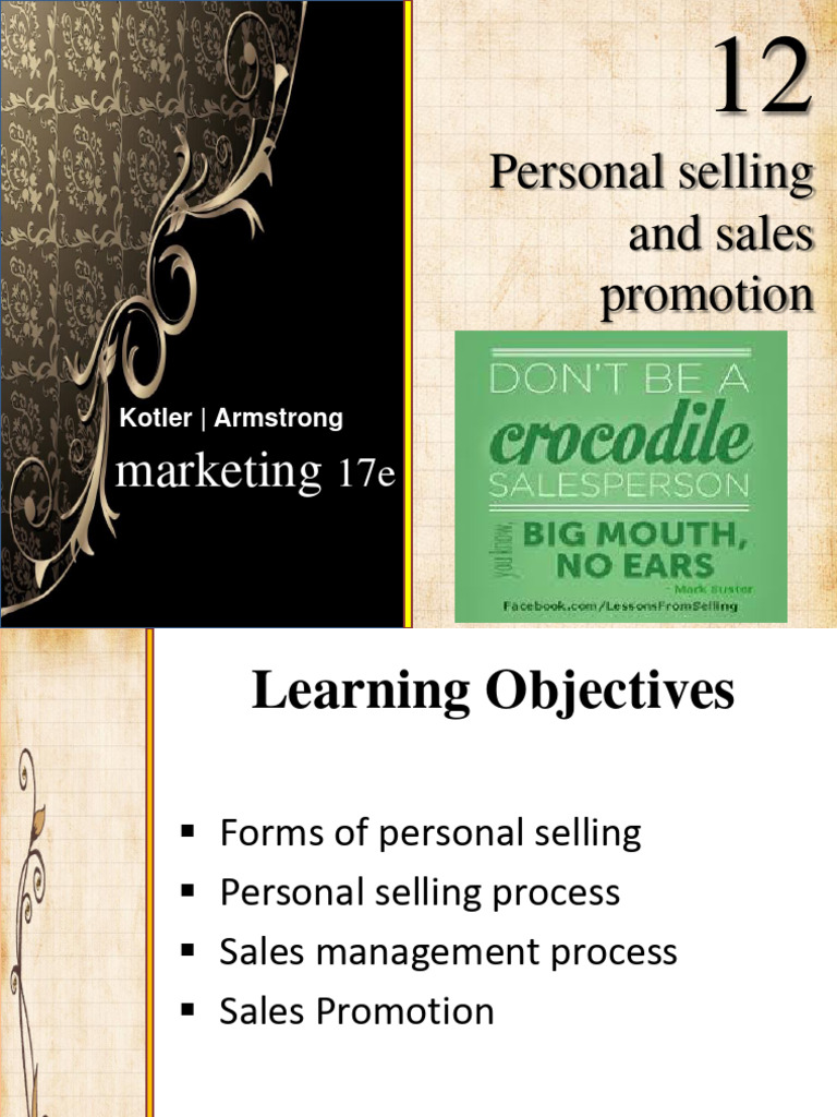 12 Personal Selling And Sales Management Pdf