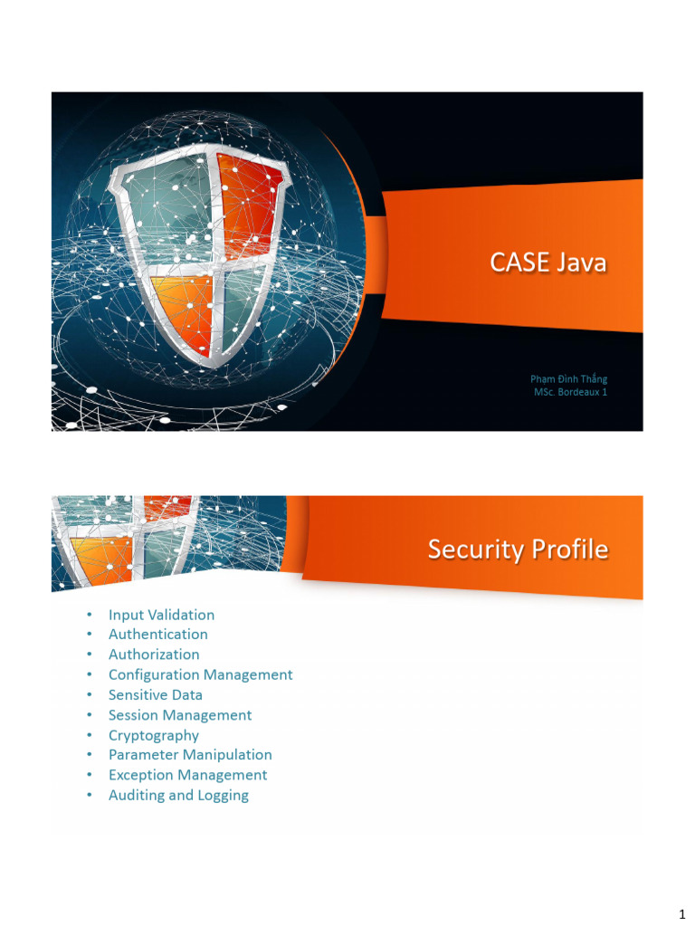 1-CASE Java-Slide | PDF | Cybercrime | Computer Engineering