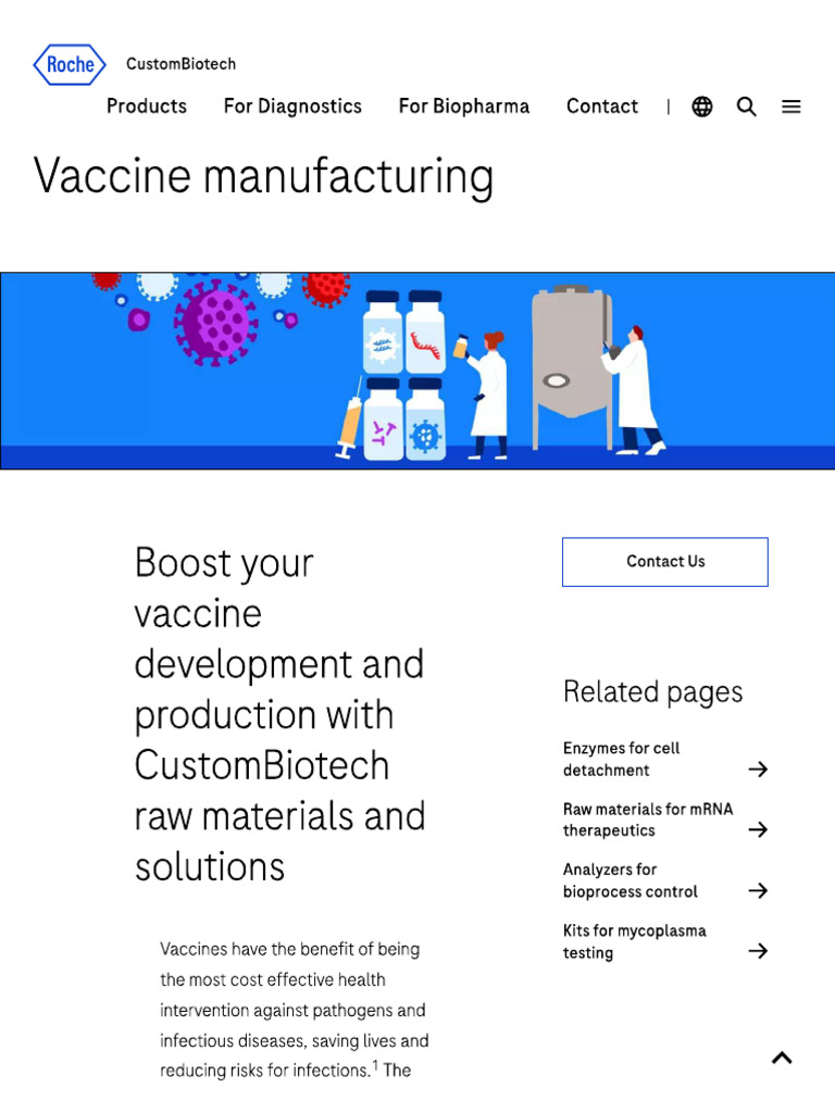 Roche VaccineManufacturing | PDF