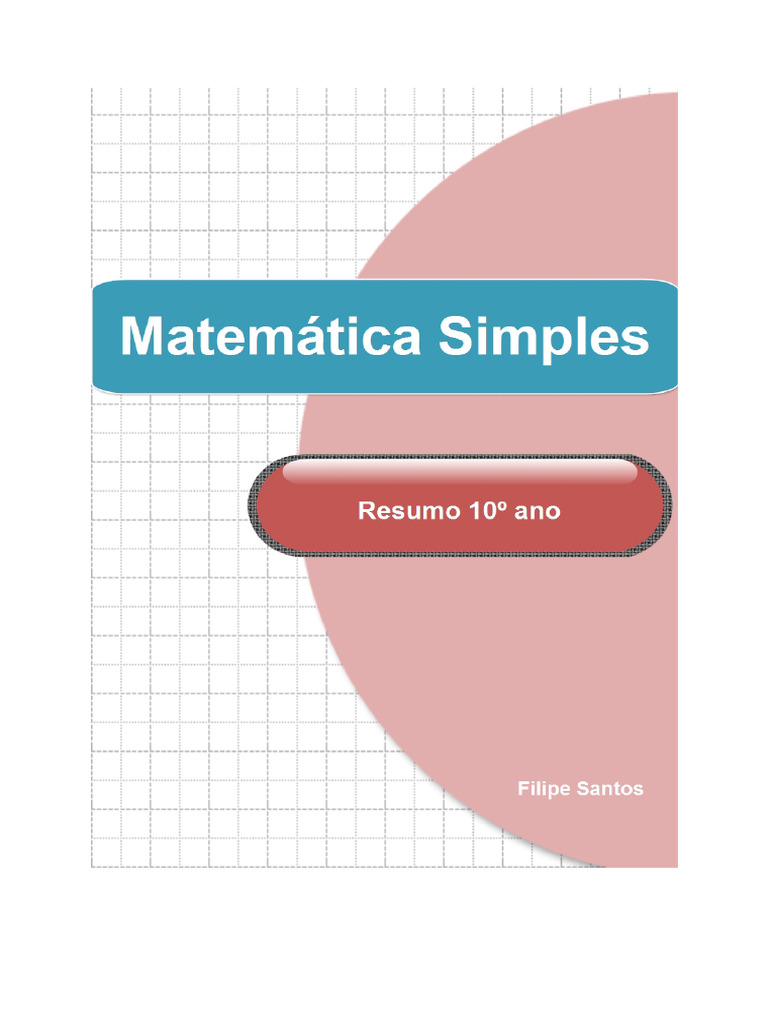 10º Matemática Simples | PDF