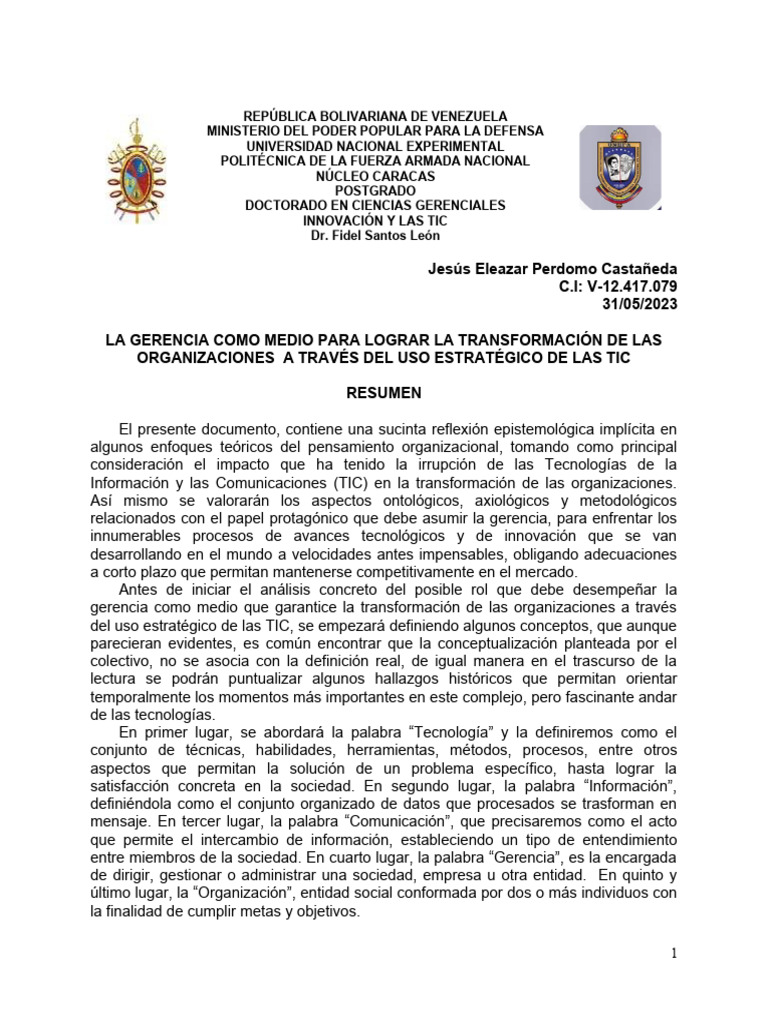 Resumen Jesus Perdomo 12417079 | PDF