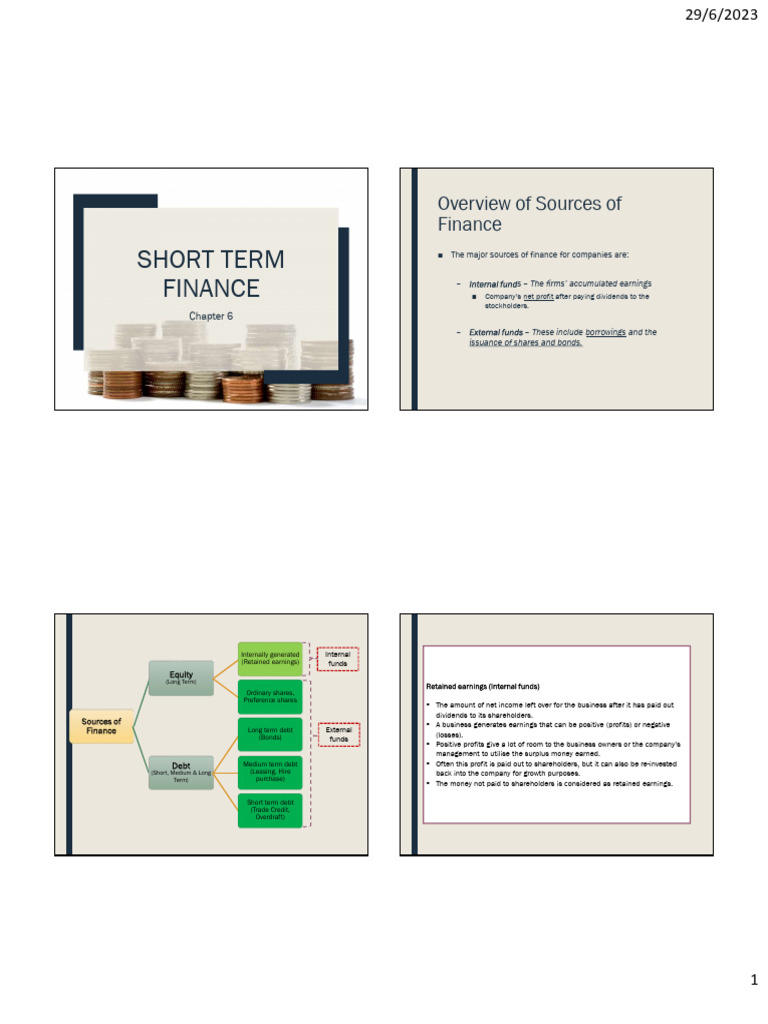 Chapter 6 Short Term Finance | PDF