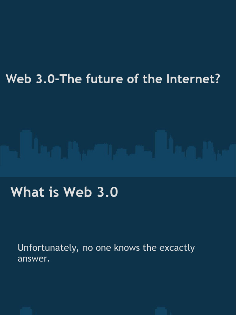 What Is Web 3 0 | PDF