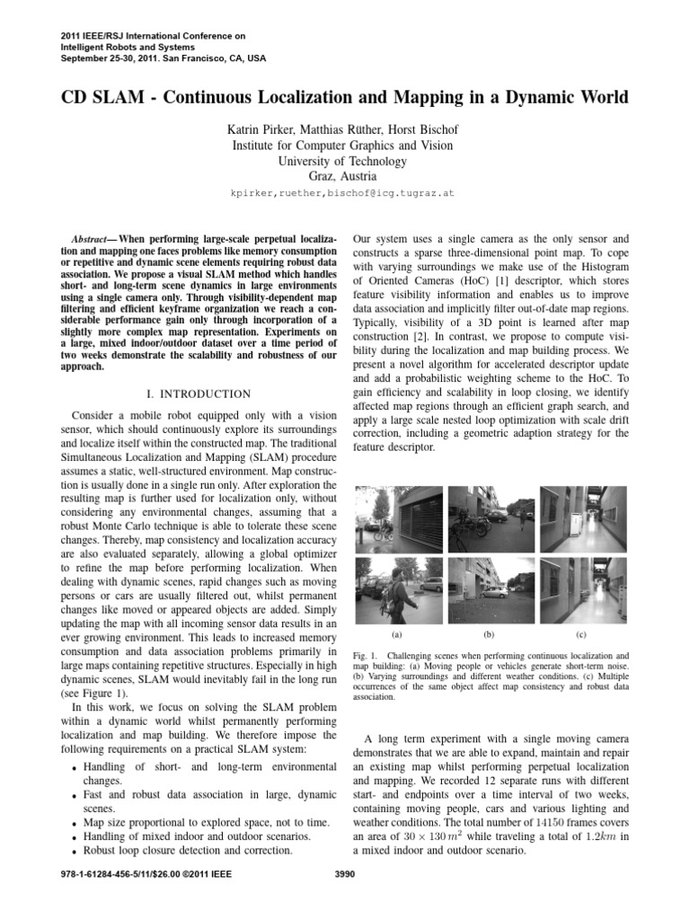 15 - CD SLAM - Continuous Localization and Mapping in A Dynamic World | PDF