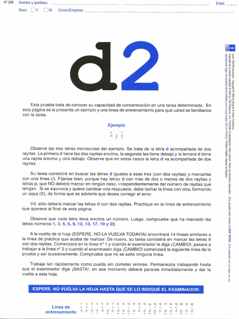 Cuadernillo D2 | PDF