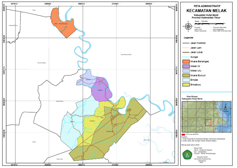 Peta Admin MElak | PDF