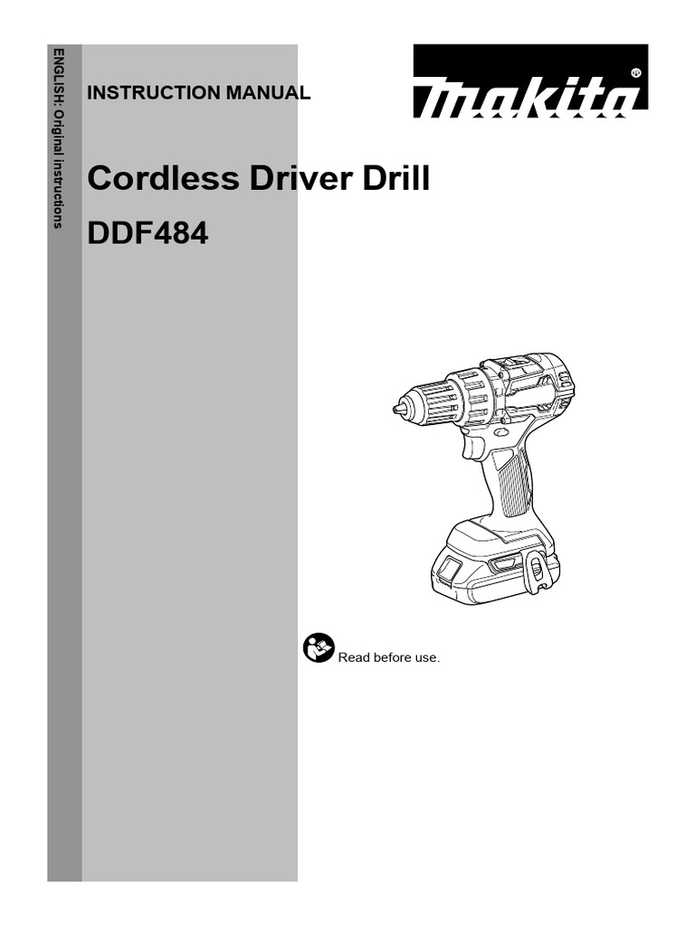 DDF484Z Manual | PDF