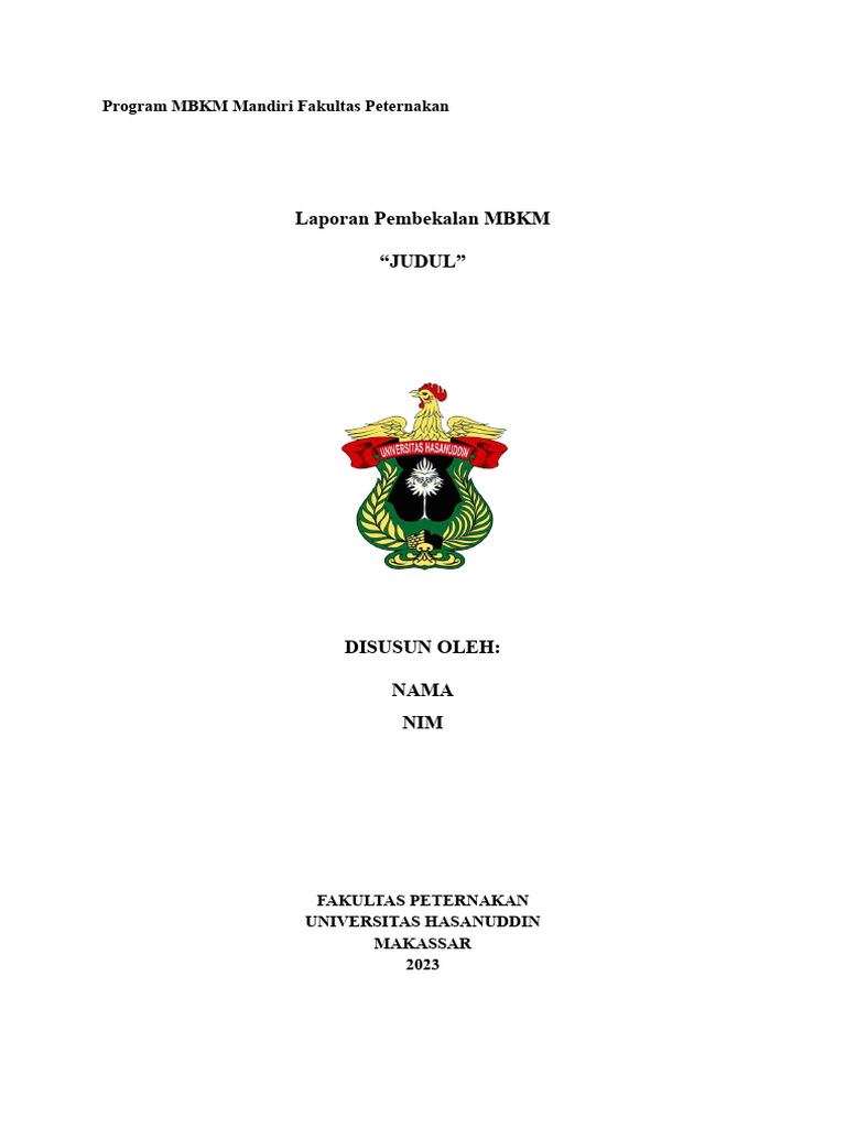 Laporan Program MBKM Mandiri Peternakan | PDF