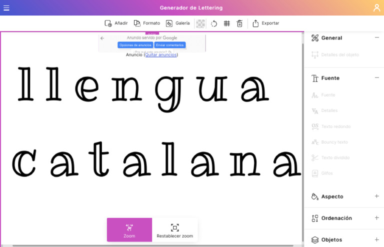 Generador de Lettering y Caligrafía | PDF