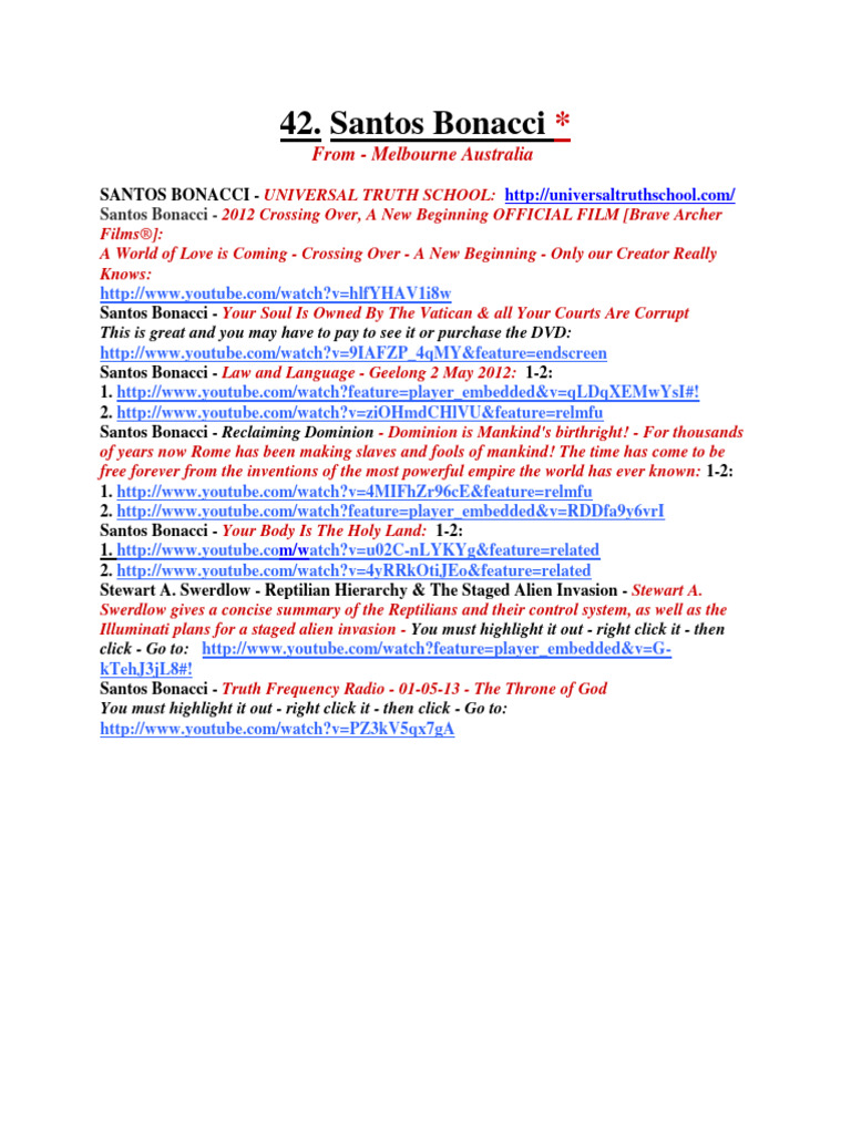 42 Santos Bonacci | PDF