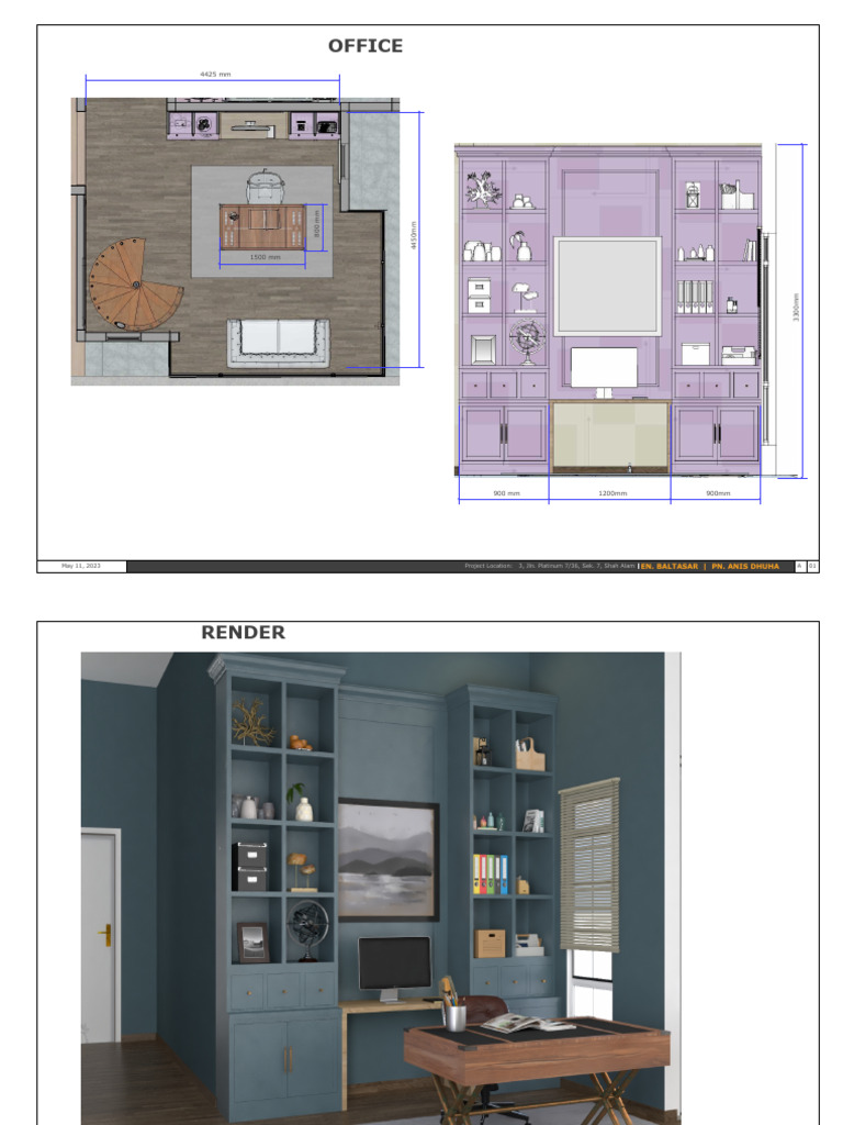 Interior Design Drawings | PDF