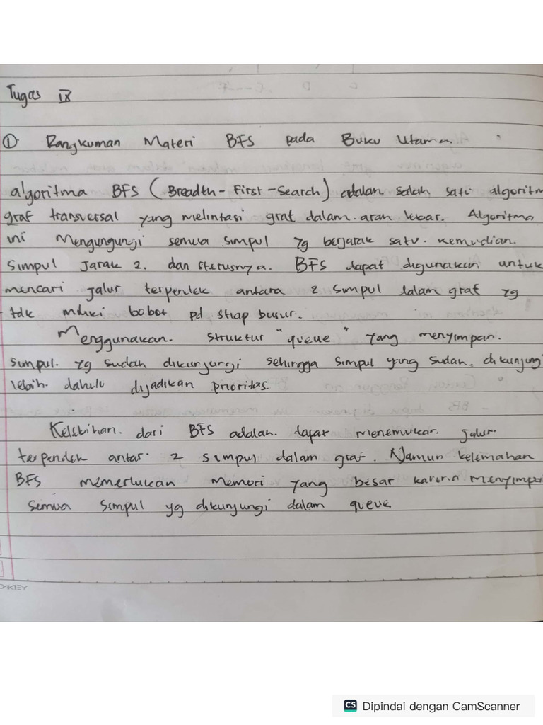 Tugas IX Algoritma | PDF