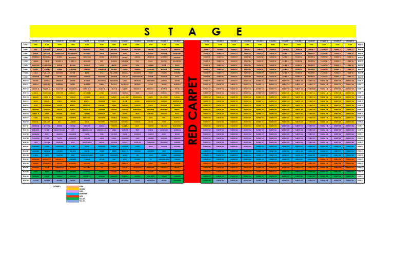 Graduation Rites Seat Plan 2022 2023 | PDF