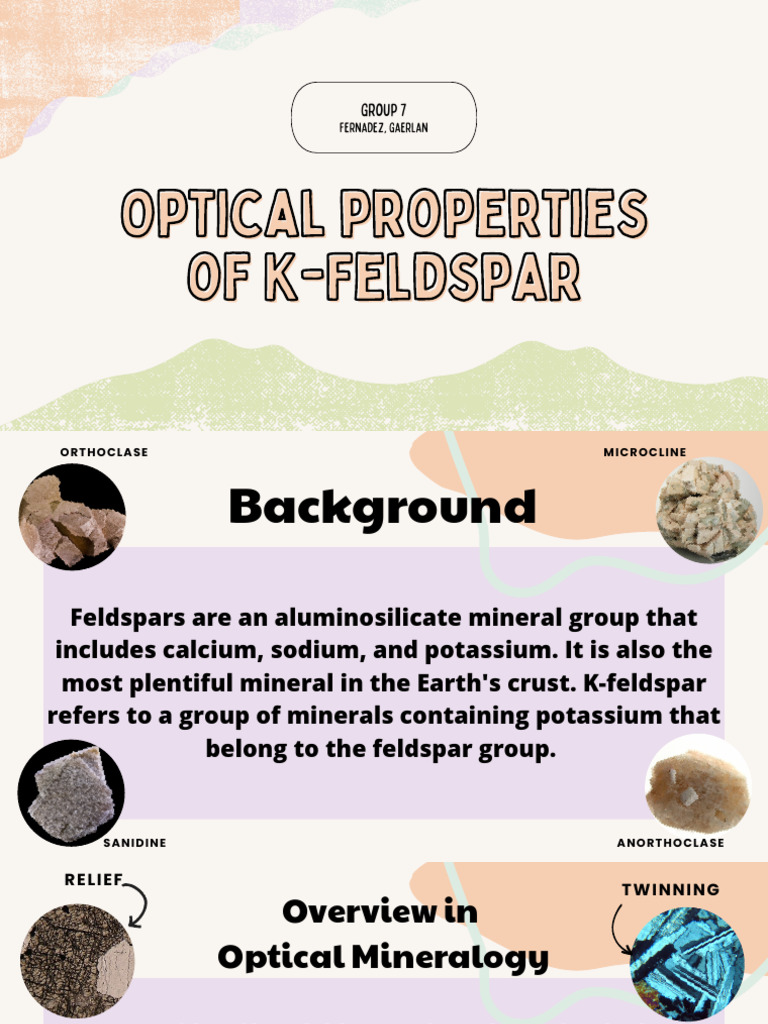 Optical Properties of K-Feldspars | PDF