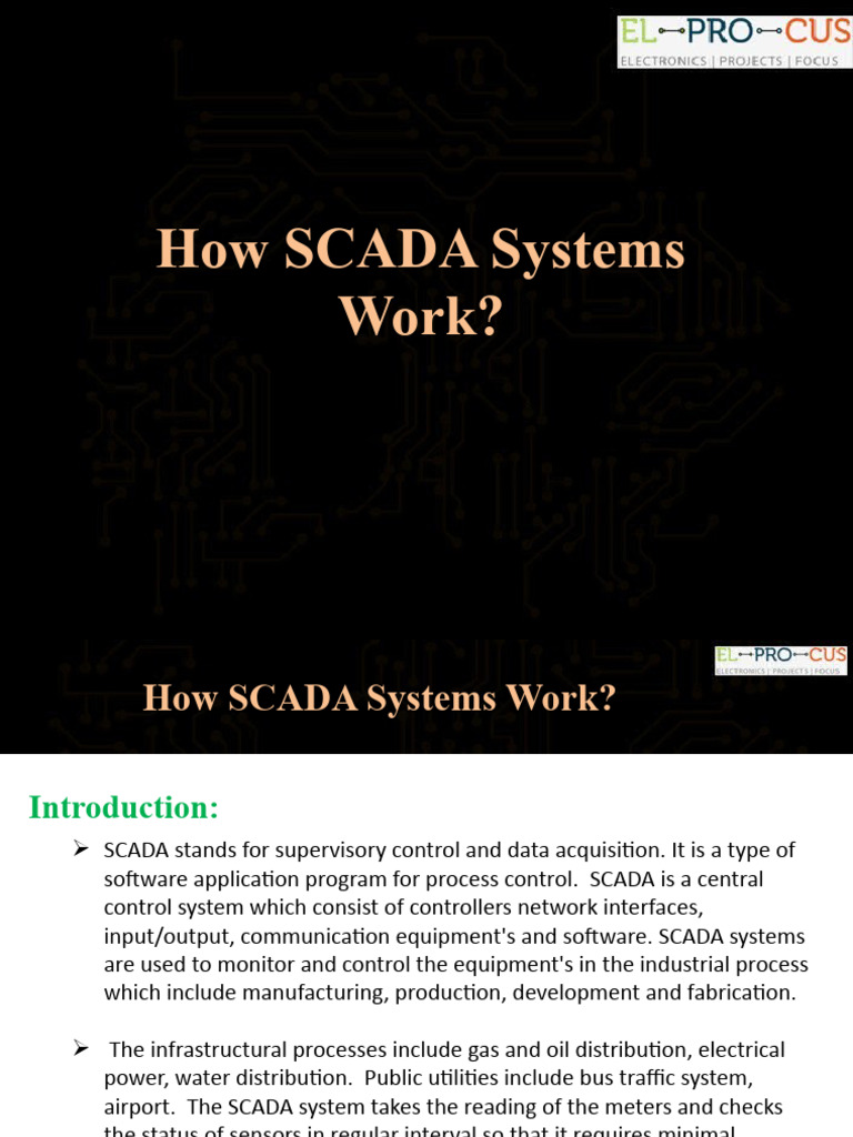 How SCADA Systems Work.8395735.Powerpoint | PDF