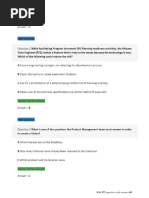 SAFe RTE Exam Questions | PDF | Scrum (Software Development) | Computers