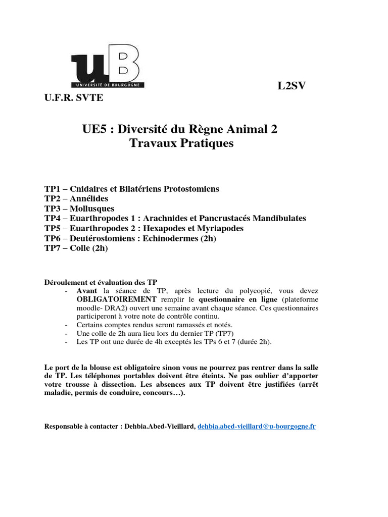 Polycopié TP DRA2 2023-24 4 Sept | PDF