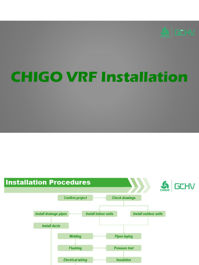 VRF Installation | PDF
