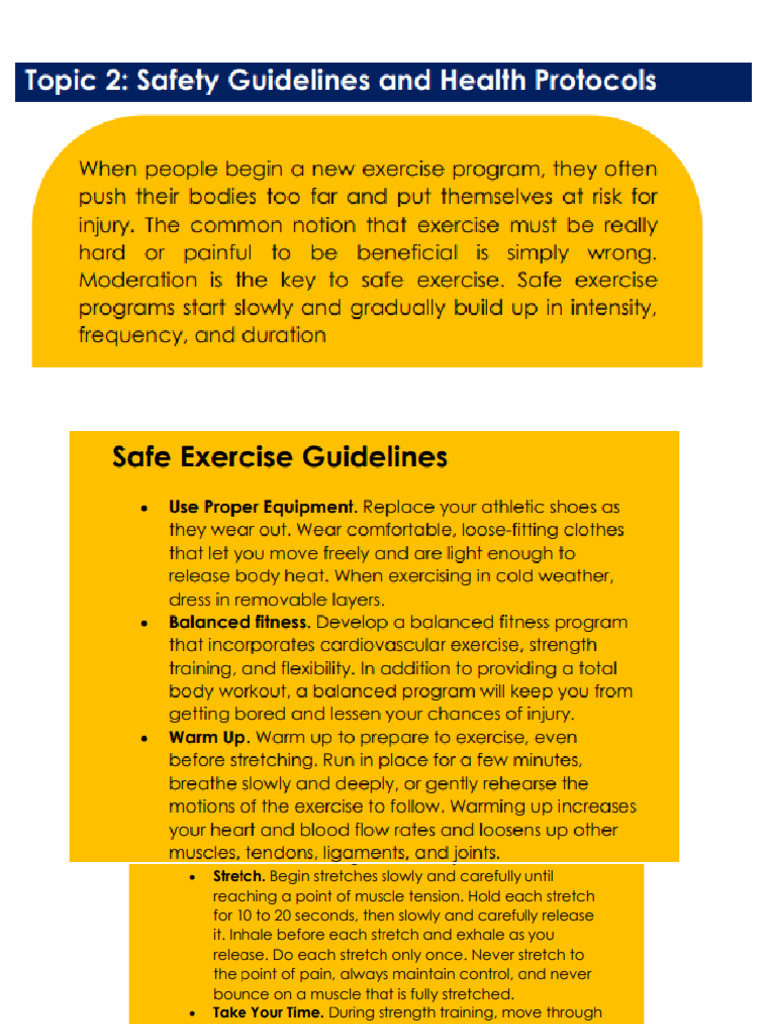 Path Fit 3 Safety Guidelines and Health Protocols | PDF