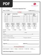 School Bus Application Form | PDF | School Bus | Bus