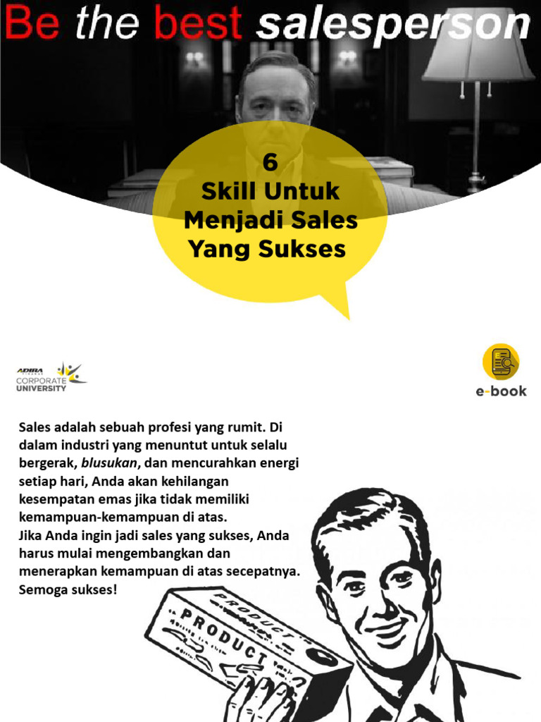 Kunci Sukses Sales: Prospek dan Koneksi | PDF