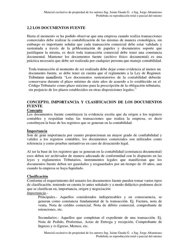 Documentos Fuente Libro | PDF