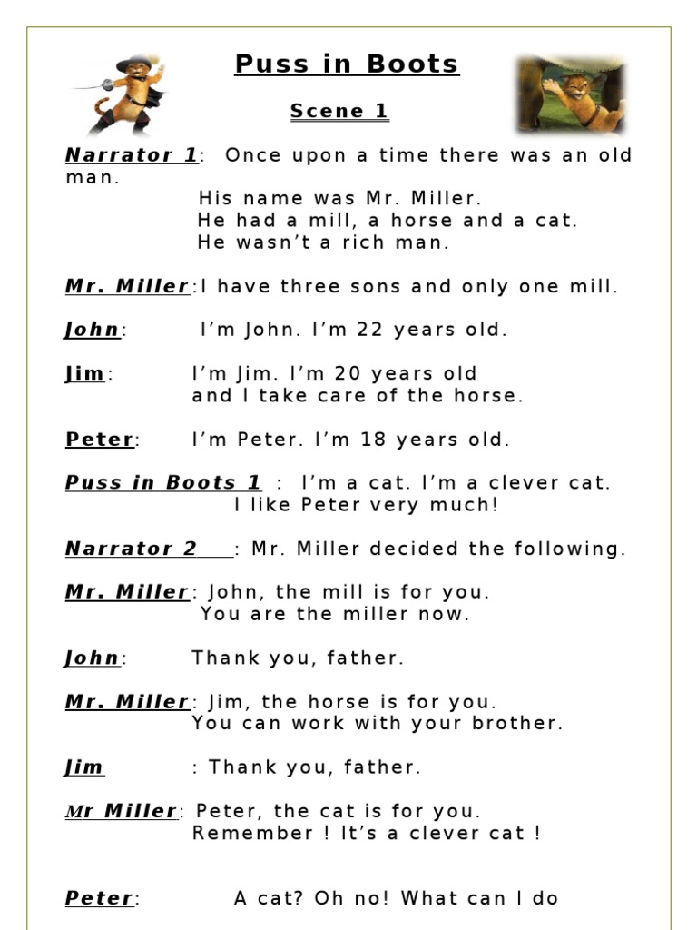 Puss in Boots | PDF | Leisure