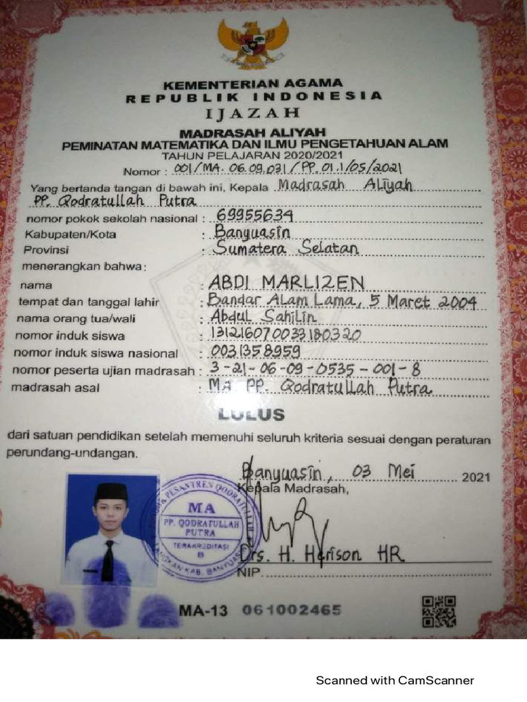 Ijazah MA | PDF