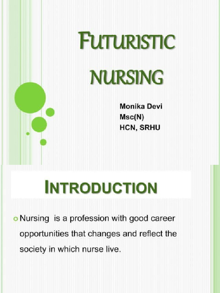 Futuristic Nursing | PDF