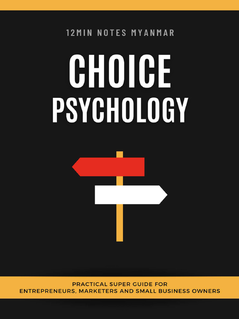 Choice Psychology (Super Guide) - SAMPLE | PDF