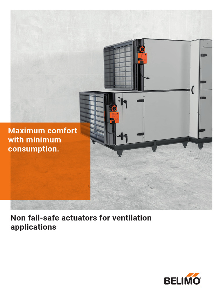 Belimo Non Fail Safe Actuators Air Applications Technical Brochure en ...