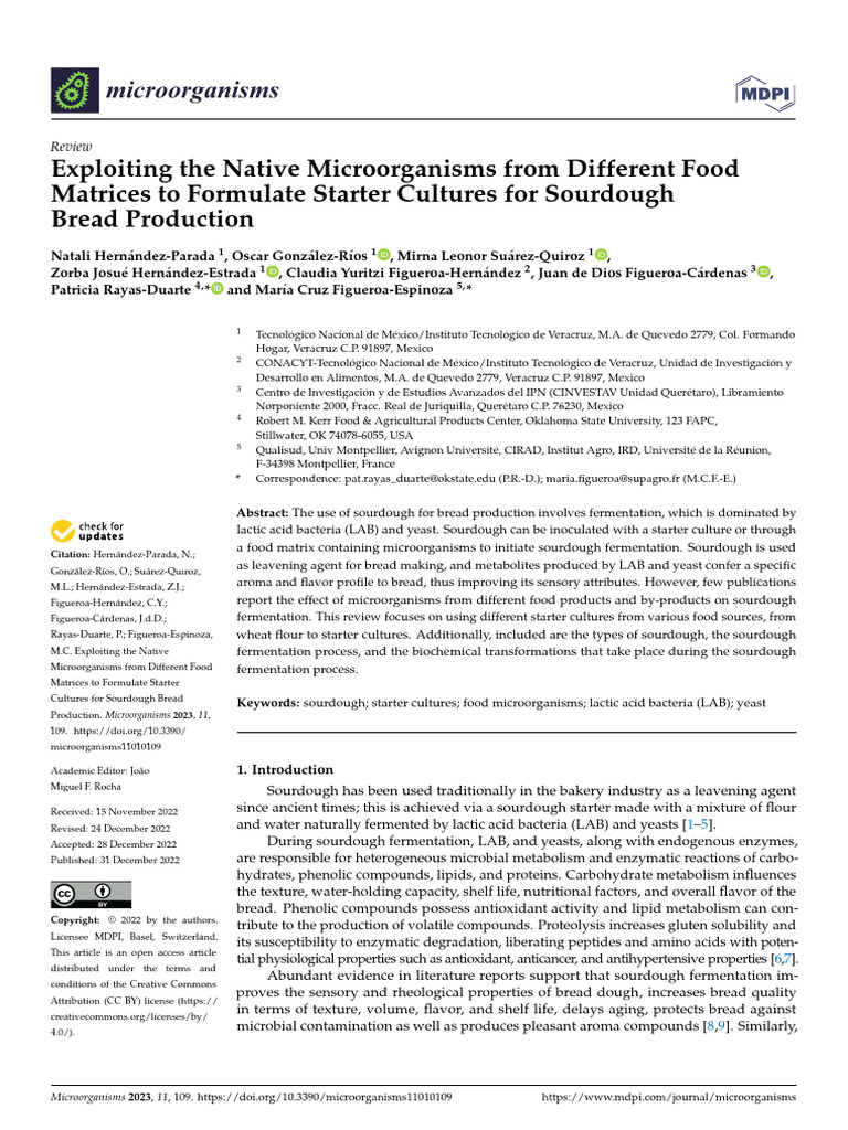 Exploiting The Native Microorganisms From Different Food Matrices To ... Exploiting The Native Microorganisms From Different Food Matrices To ...