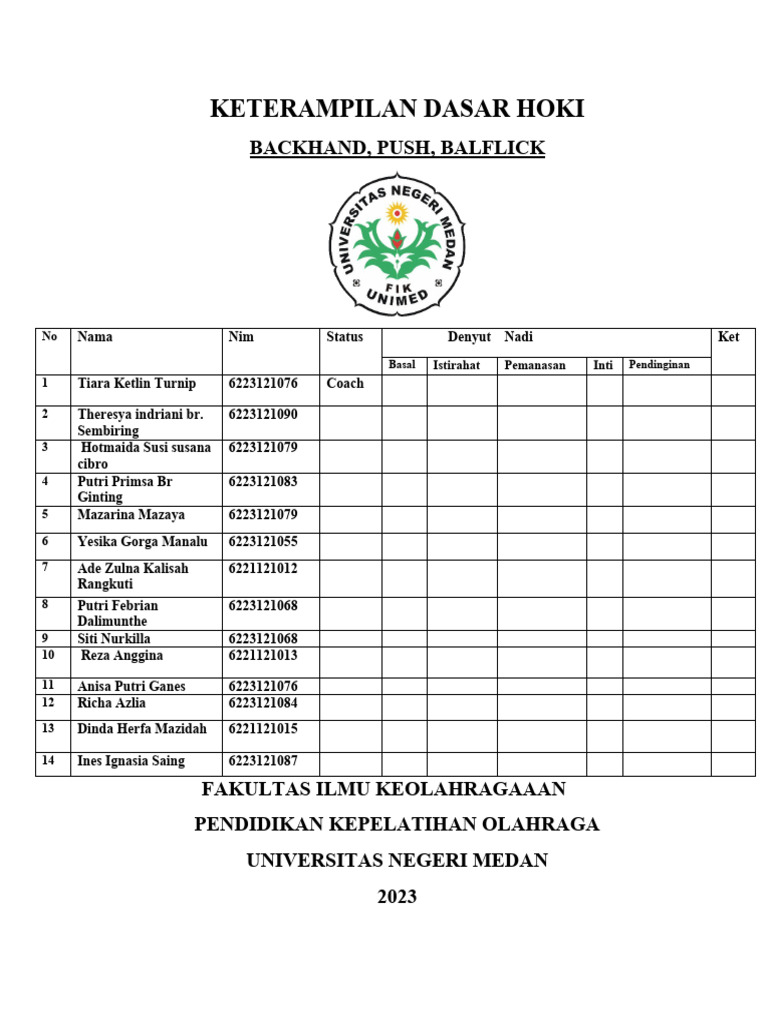 KETERAMPILAN - DASAR - HOKI Baru. | PDF