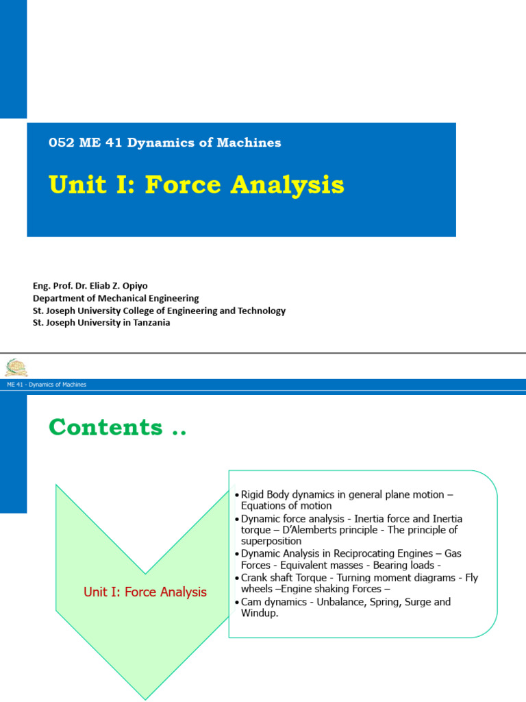 Force Analysis | PDF