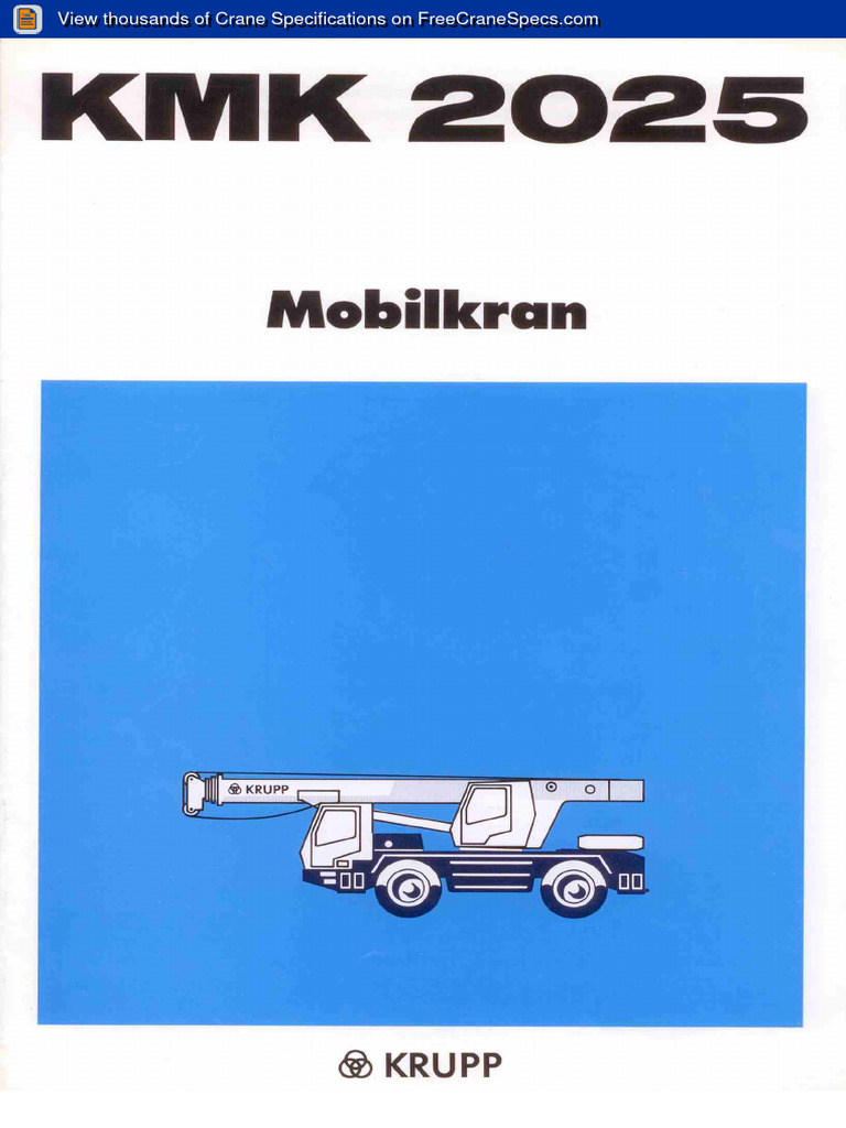 Krupp KMK 2025 | PDF