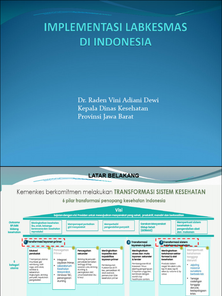 Fungsi dan Regulasi Labkesmas 2023 | PDF