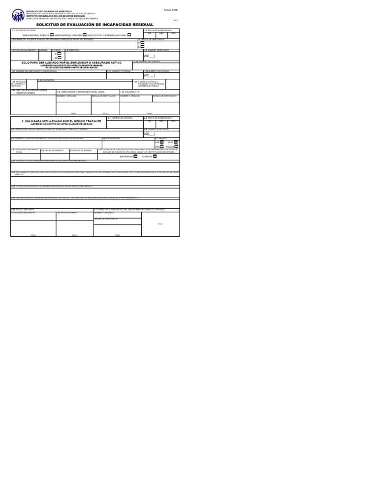 FORMA 14-08 - Planilla 1408 | PDF