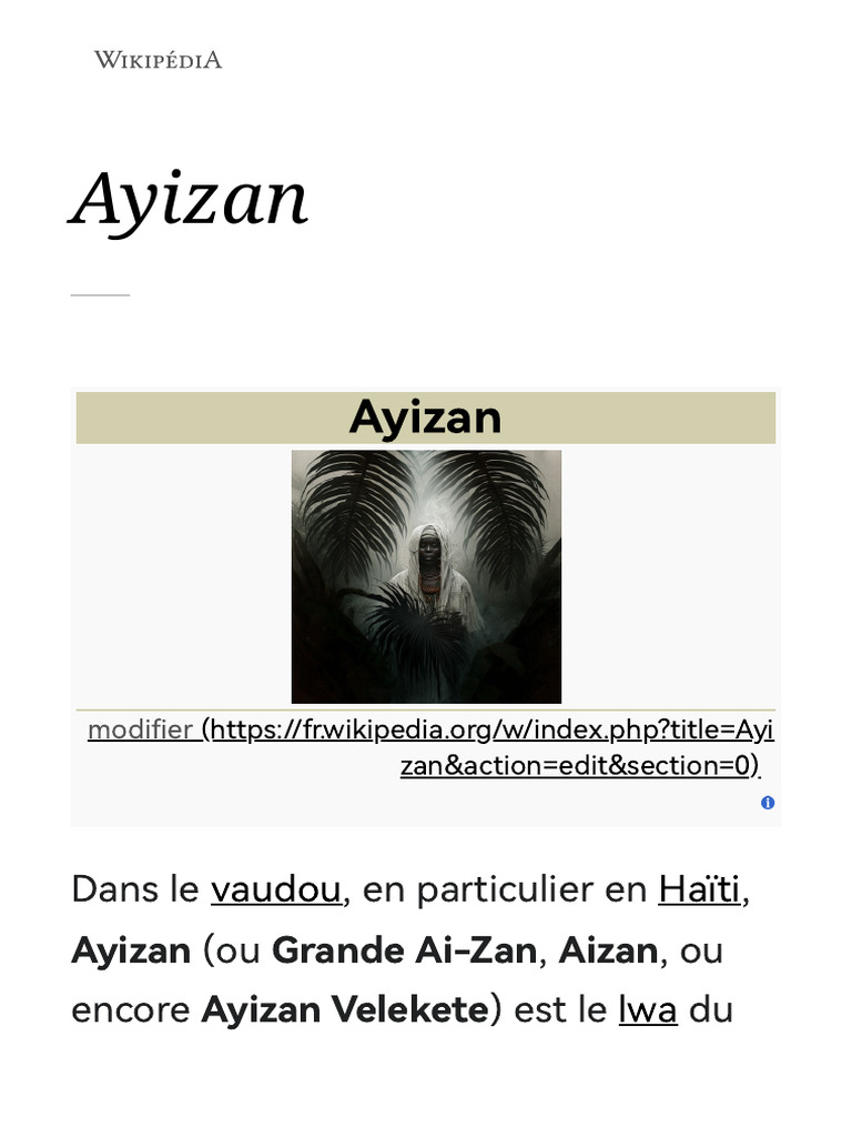 Ayizan : Lwa du Commerce et Initiation | PDF