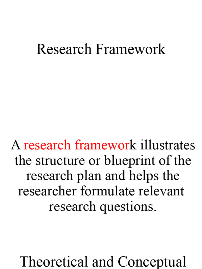 Research Framework | PDF