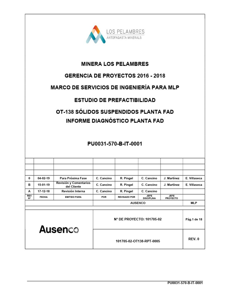 Planta FAD | PDF