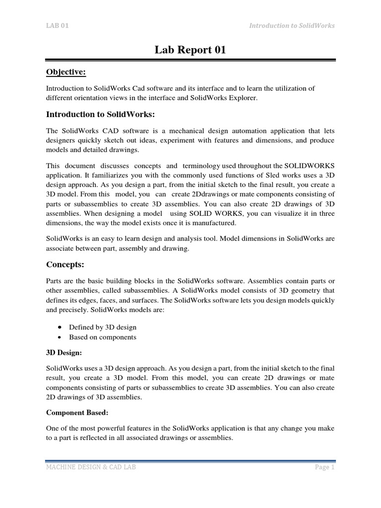 Lab Report 01 | PDF