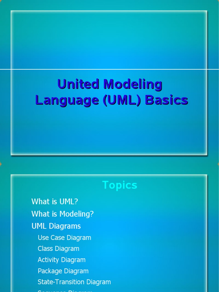 UML Basics for OOP Concepts | PDF