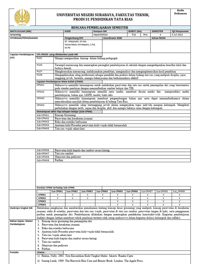 RPS OBE GRooming | PDF