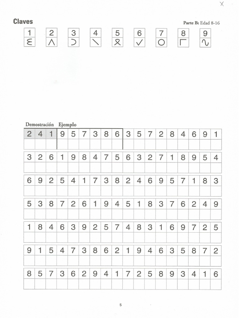 Cuadernillo de Respuestas 1 WISC-V | PDF