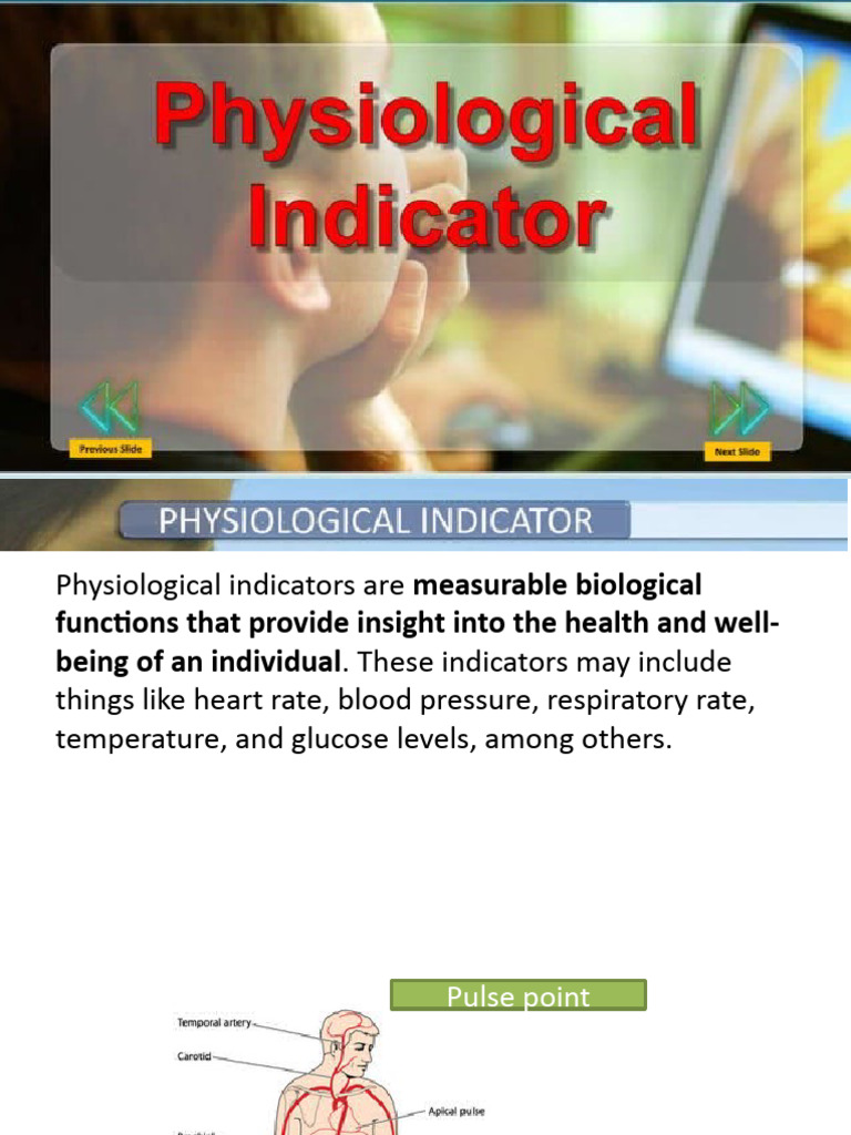 Physiological Indicator 1 | PDF
