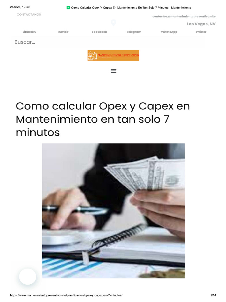 Capex y Opex | PDF