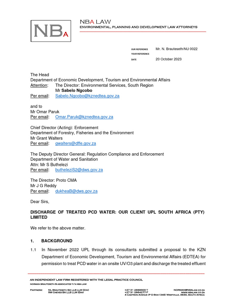 Brauteseth To EDTEA 20.10.23 | PDF